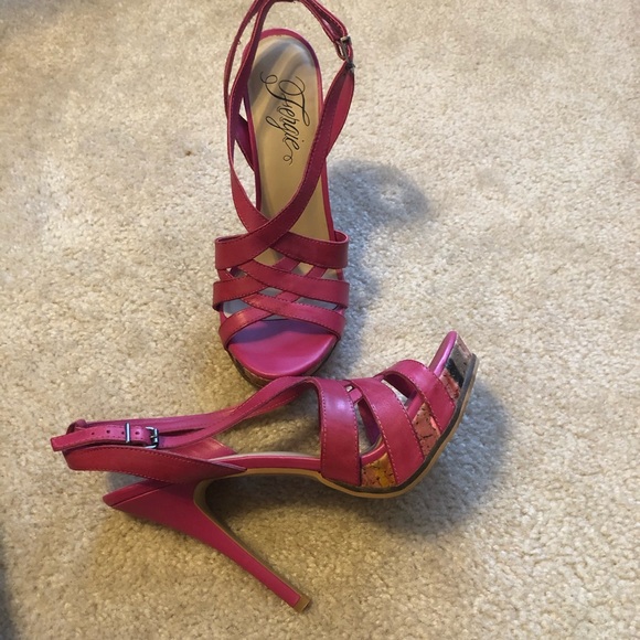 Shoes | Vintage Fuchsia High Heels | Poshmark